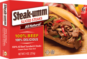 100% Beef Sandwich Steaks - Steak-umm
