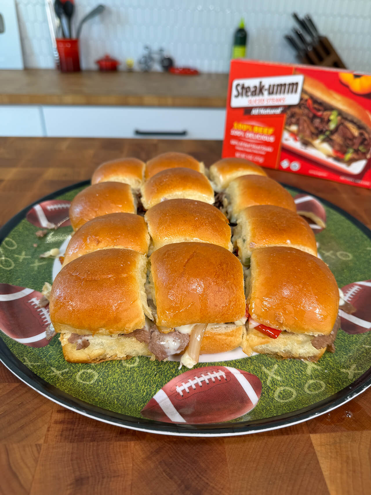 Game Day Beefy Philly Sliders - Steak-umm